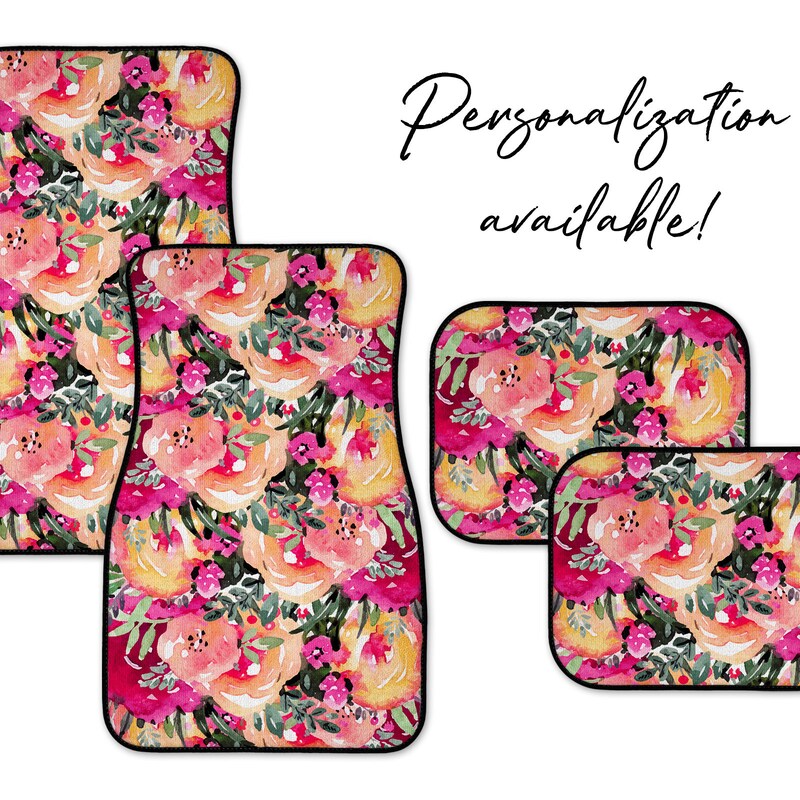 Floral Car Mats - Etsy