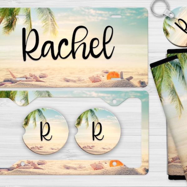 Beach License Plate - Etsy