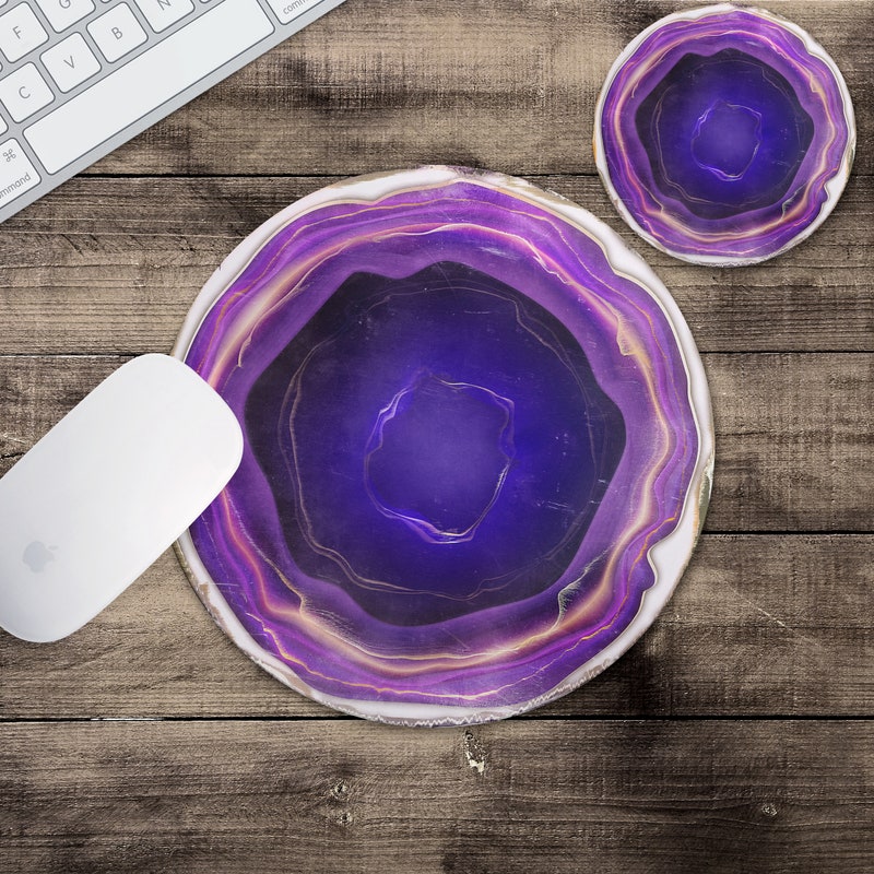 Purple Mouse Pad - Etsy