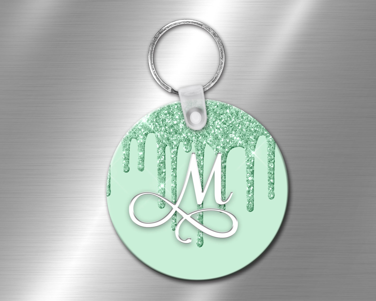 Green Glitter Drip License Plate License Plate Frame Custom - Etsy