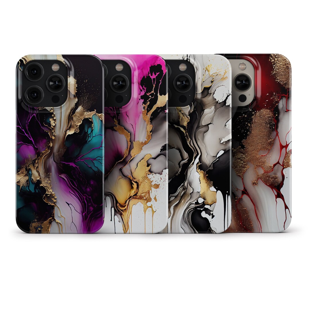 Ink Swirl Phone Case: Luxury Abstract Art, Magsafe, Slim, Tough - Etsy