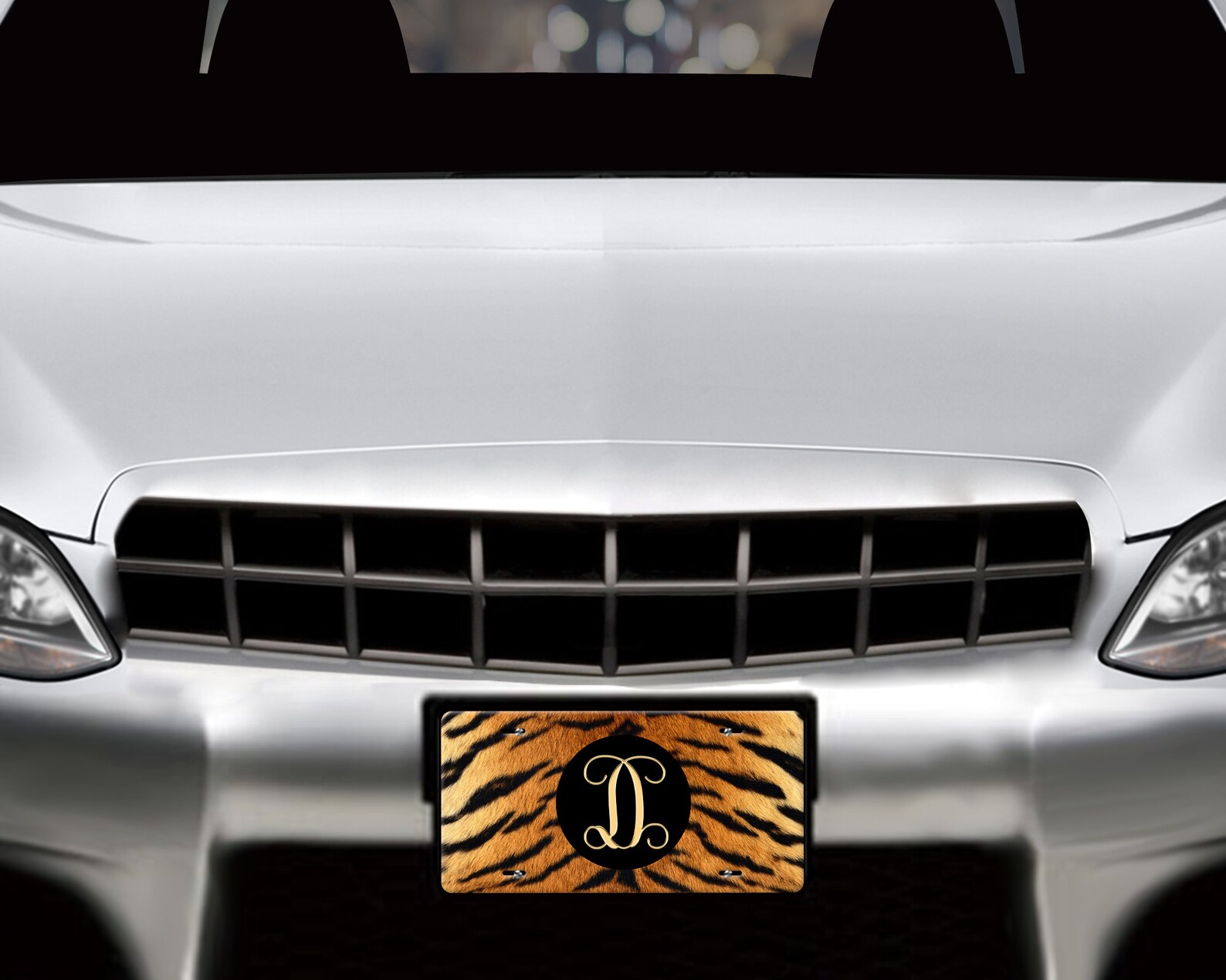 Tiger License Plate License Plate Frame Custom Car Coasters - Etsy