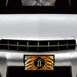 Tiger License Plate, License Plate Frame Custom, Car Coasters, Seat ...