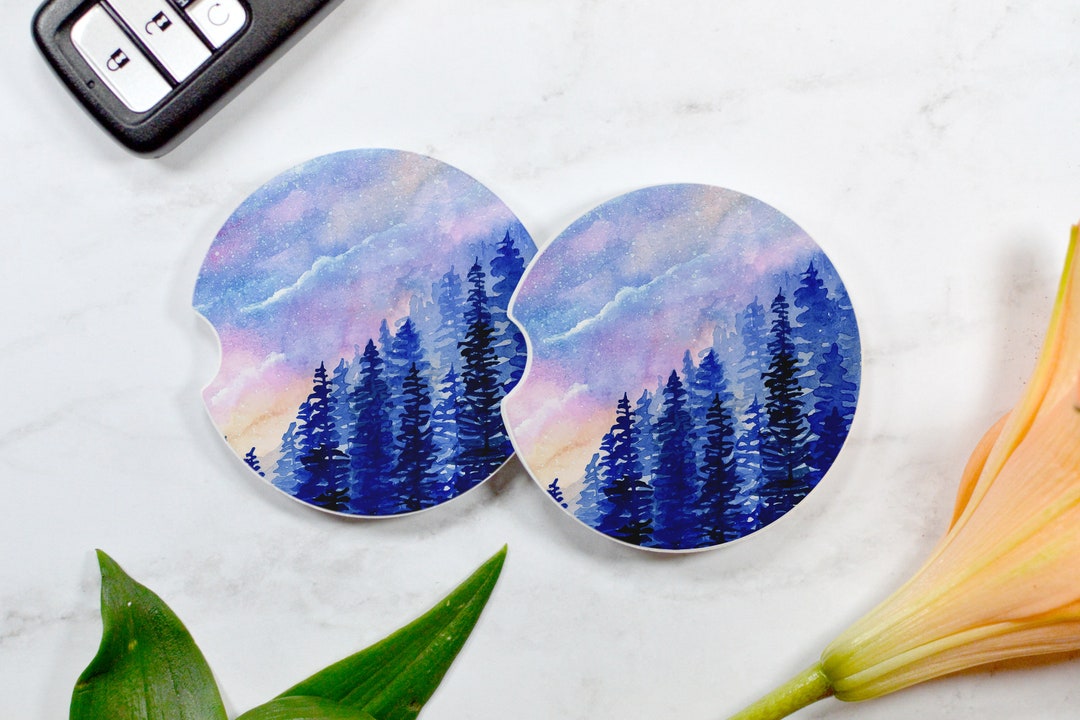 Blue Mountain Car Coasters Sandstone - Etsy