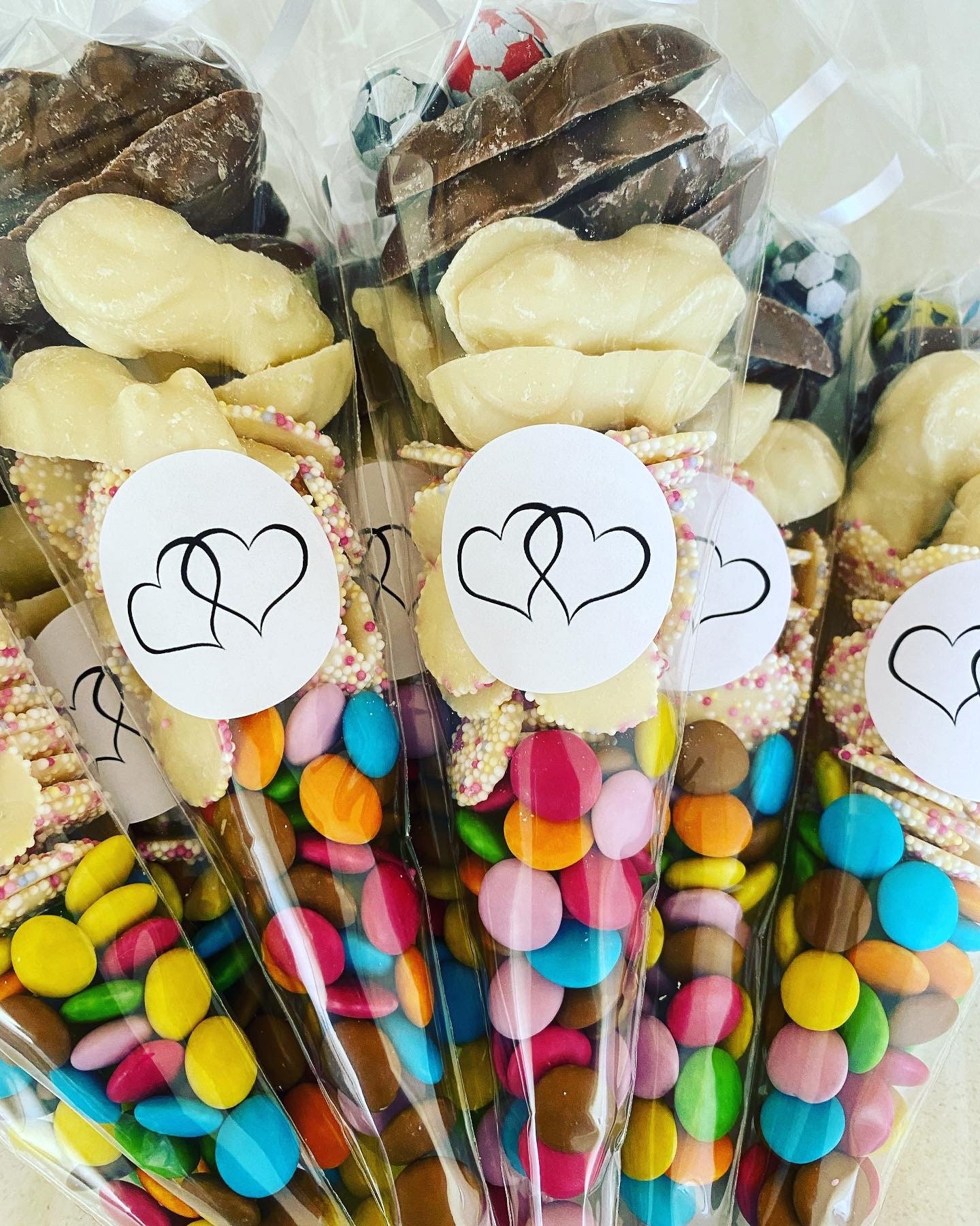 Pre Filled Chocolate Sweet Cones Party Bags Birthdays - Etsy UK