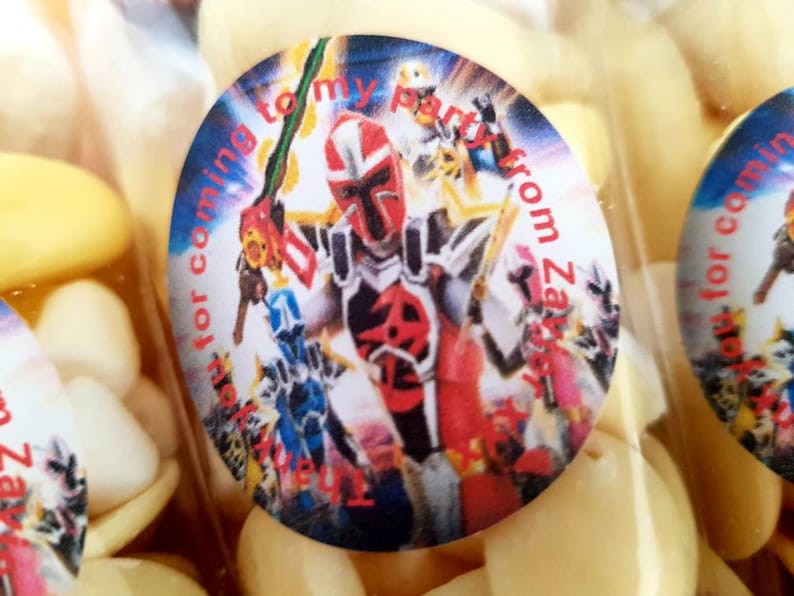 Power Rangers Sweet Cones - Kids, Birthday, Party Bags, Favours ...