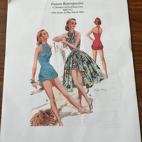 50s Playsuit Pattern - Etsy