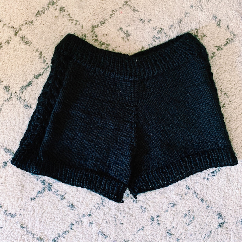 Easy Shorts Knitting Pattern Summer Shorts Cable Detail PDF - Etsy