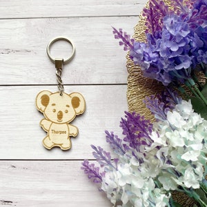 Koala Keychain / Keyring / Australian Souvenir / Personalised Gift - Etsy