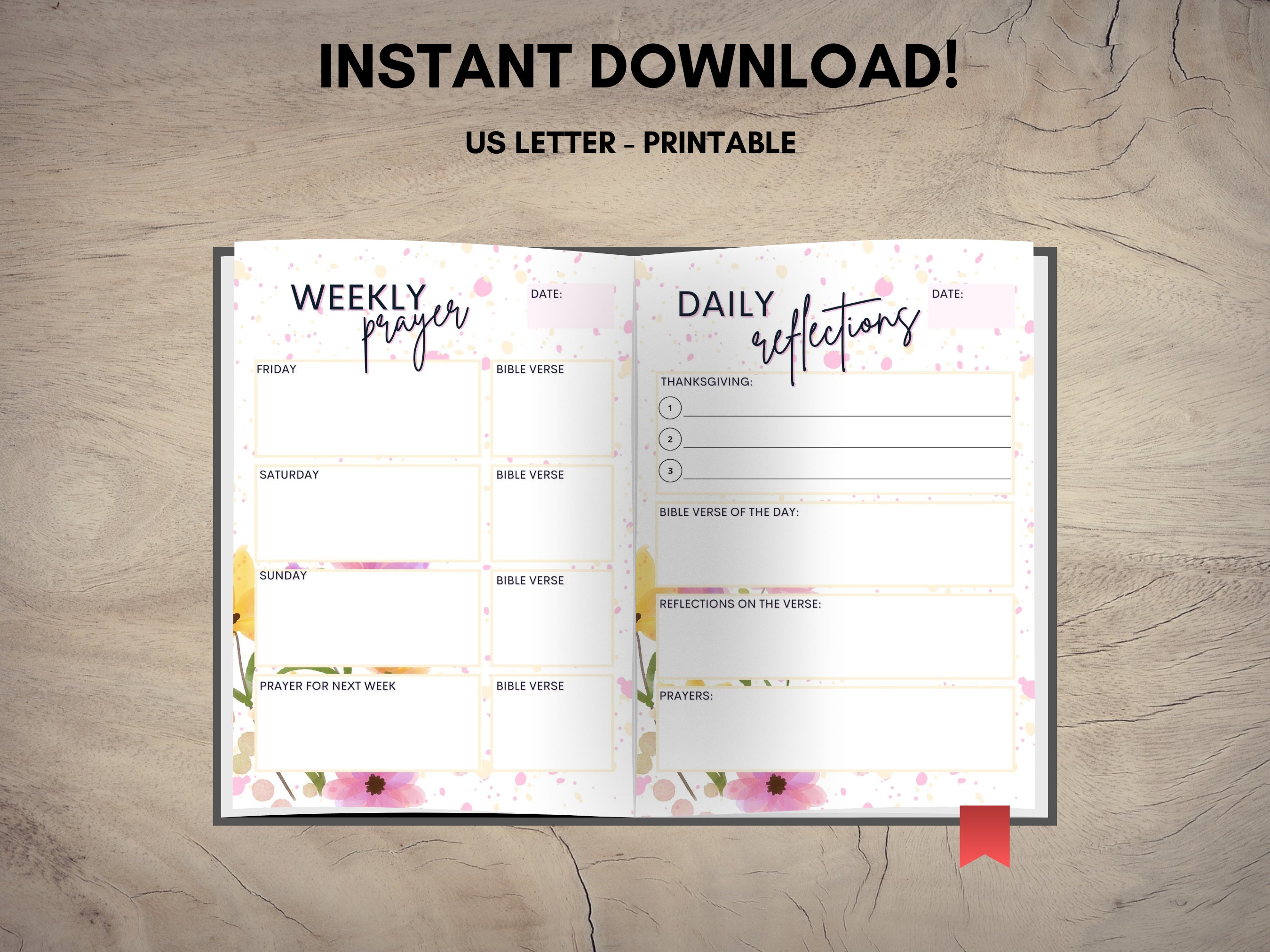Printable Bible Study Journal - Etsy
