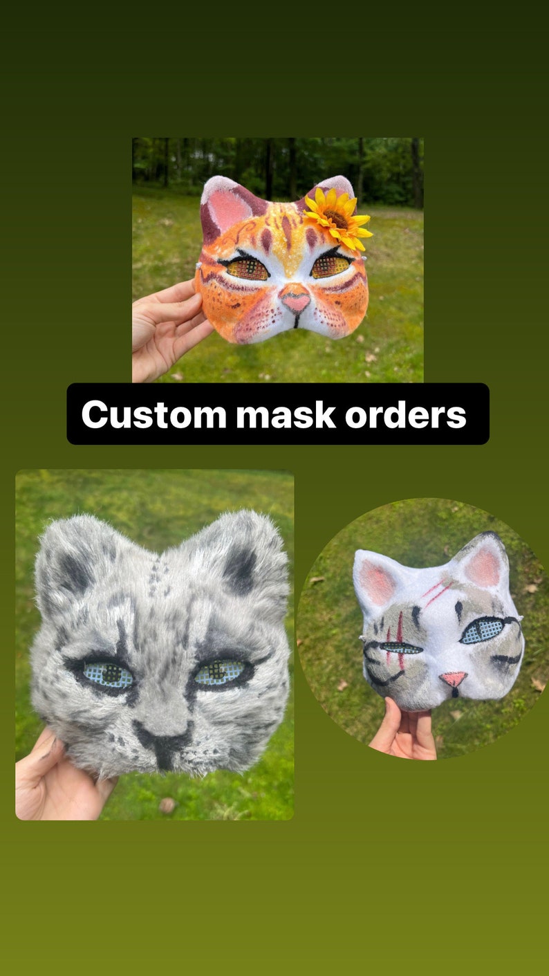 Therian Cat Mask - Etsy