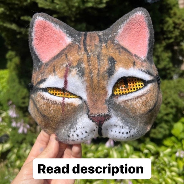 Opal Therian Cat Mask - Etsy