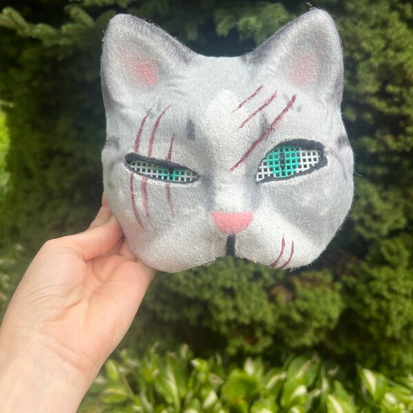 Opal Therian Cat Mask - Etsy