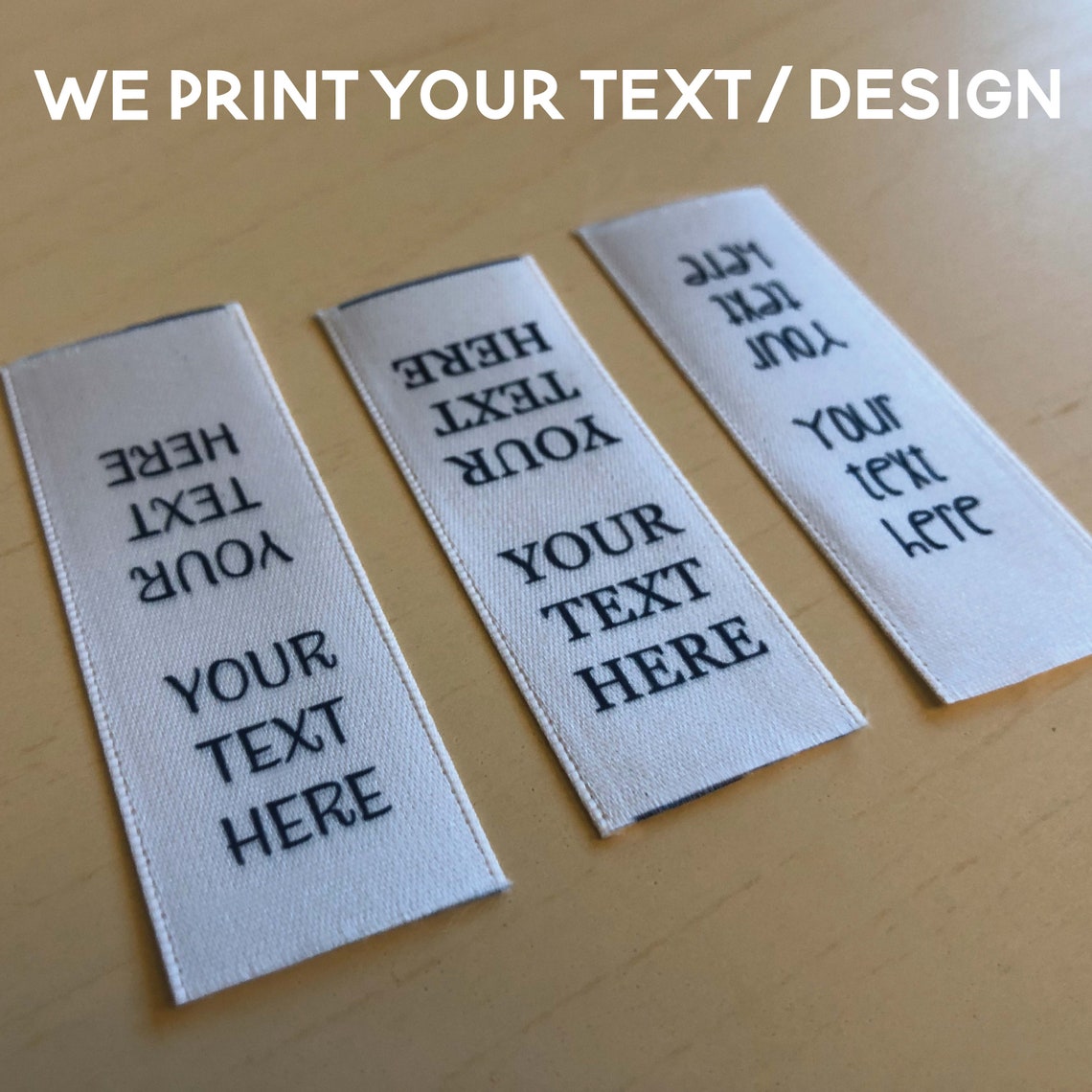 Personalized Ribbon Label Ribbon Labels Sewing Labels - Etsy