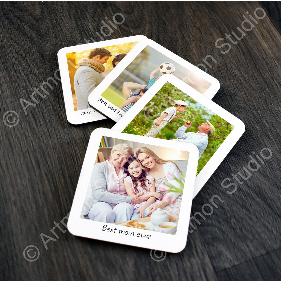Personalized Photo Coasters, Custom Photo Mat, Customized Coasters ...