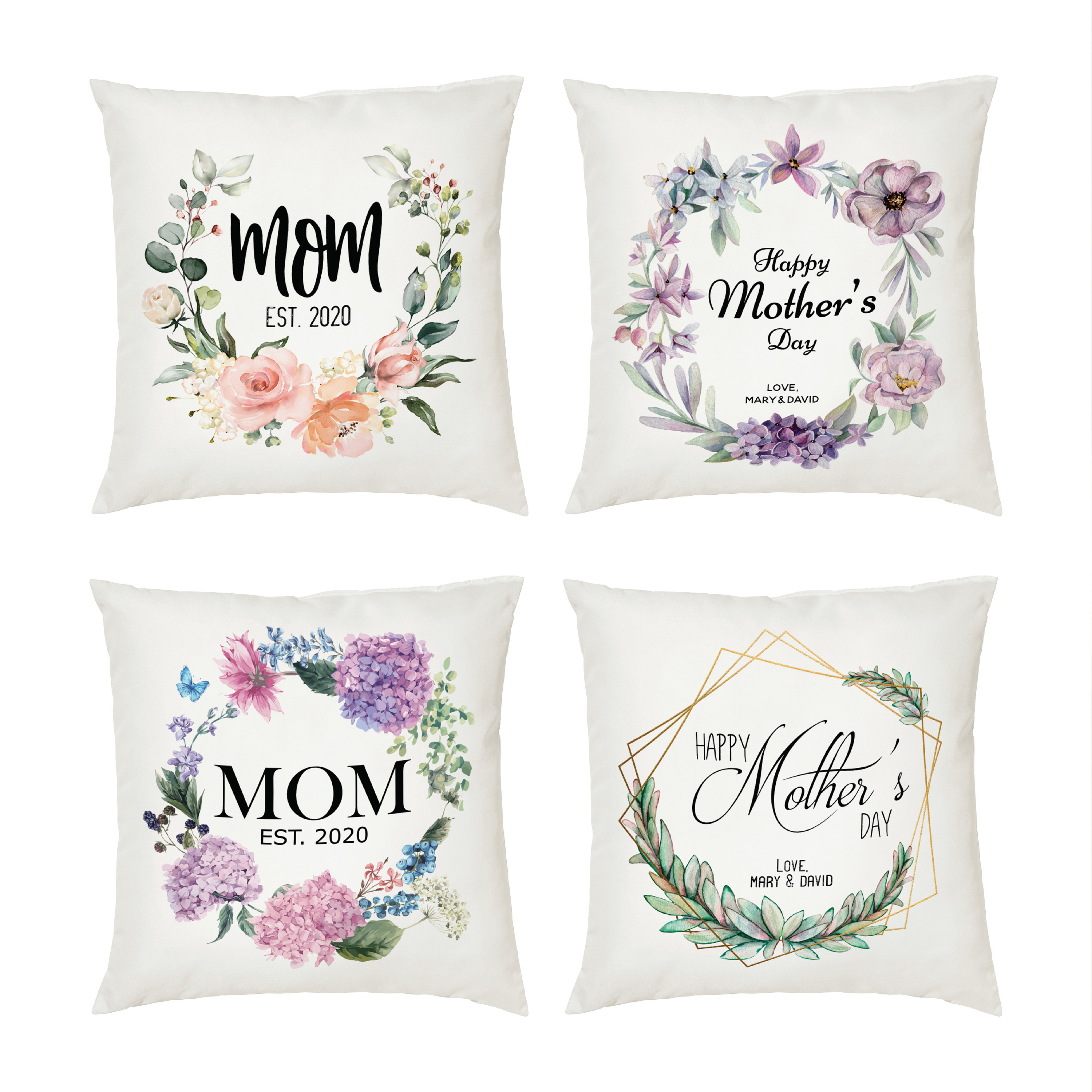Personalized Mothers Day Pillow, Birthday Gift for Mom, Mothers Day ...