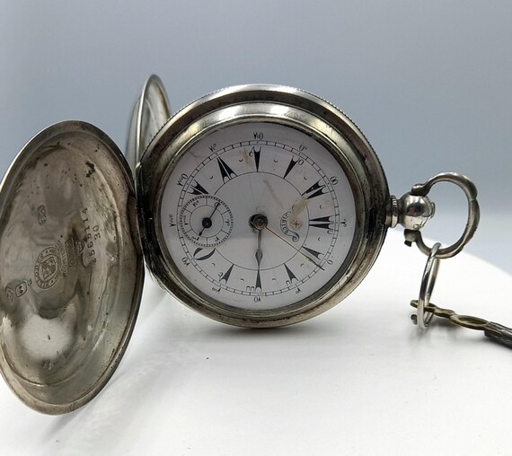 Antique Billodes Ottoman Pocket Watch: 800 Silver, wi… - Gem