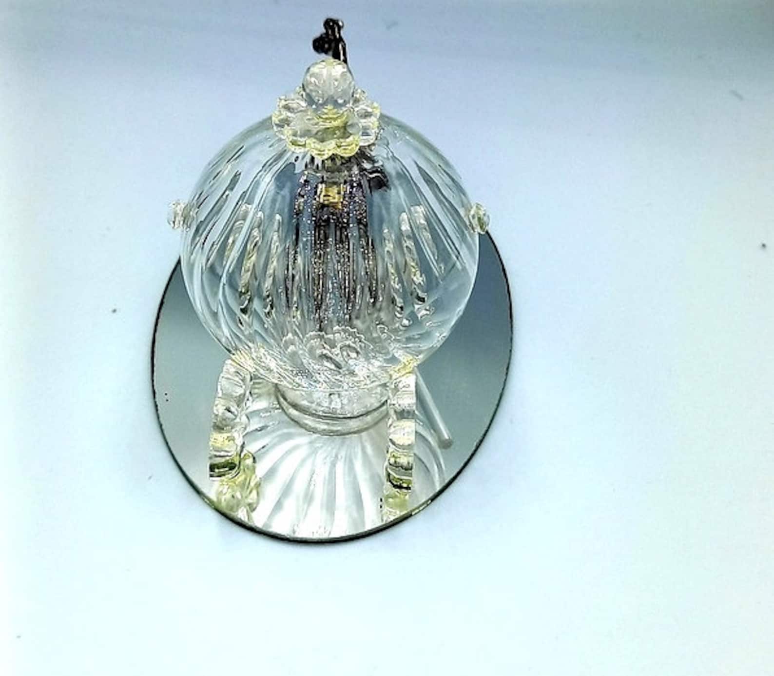 Cinderella Glass Carriage With Horse, Doll Horse and Carriage, Antique ...