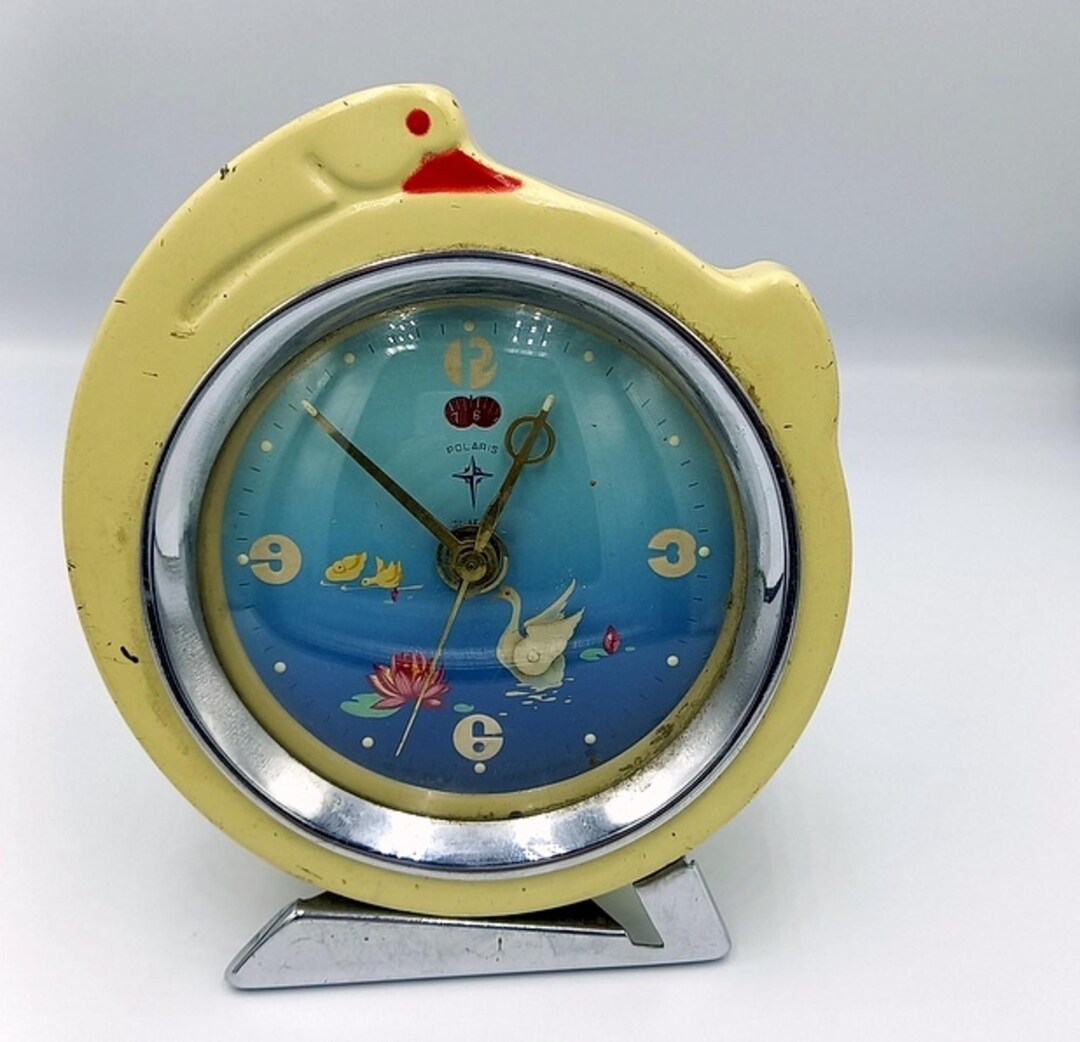 Vintage Mechanical Animated Swan Table Polaris Clock From China - Etsy