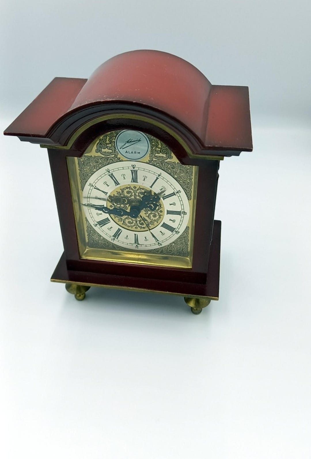 Vintage NOS Mechanical Schmid Table Clock - Etsy