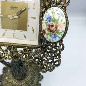 Vintage Table Clock, W. Germany Table Clock, Linden Blackforest Clock ...