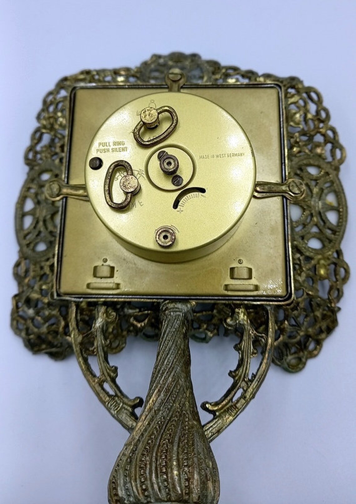 Vintage Table Clock, W. Germany Table Clock, Linden Blackforest Clock ...