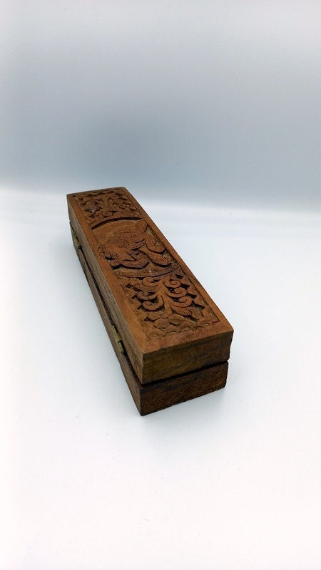 Vintage Scale in Wooden Curved Box With 7 Scale Weights - Etsy