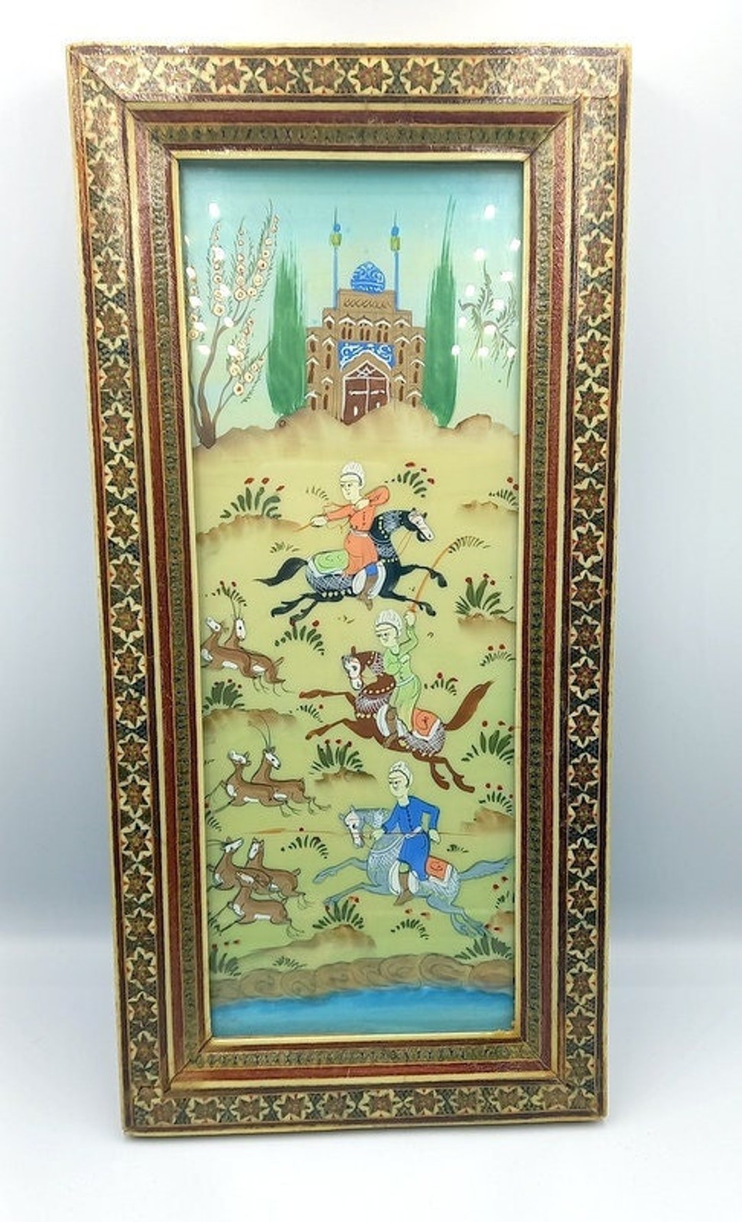 Persian Hunters Frame, Vintage Persian Frame - Etsy