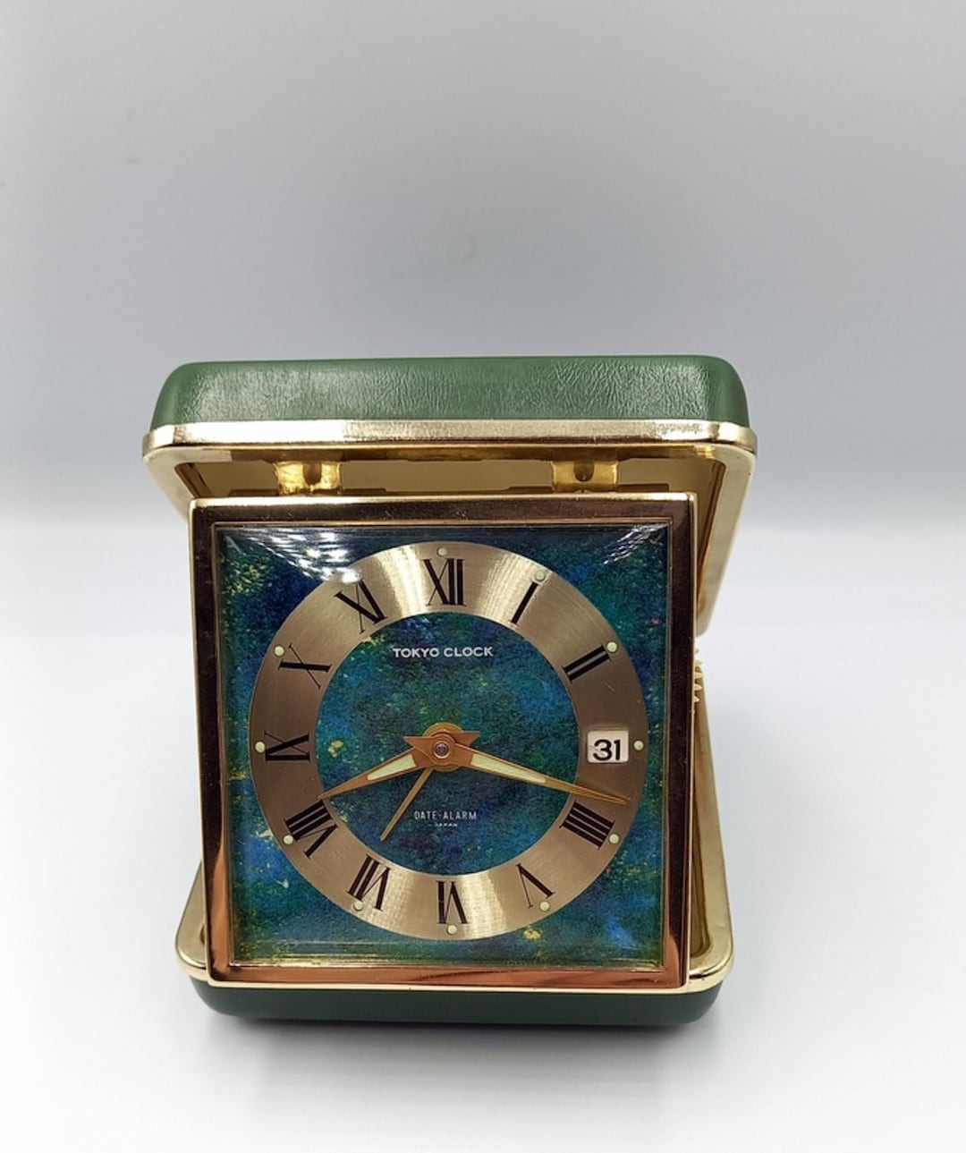 Vintage Travelers Clock, Tokyo Table Alarm Clock - Etsy