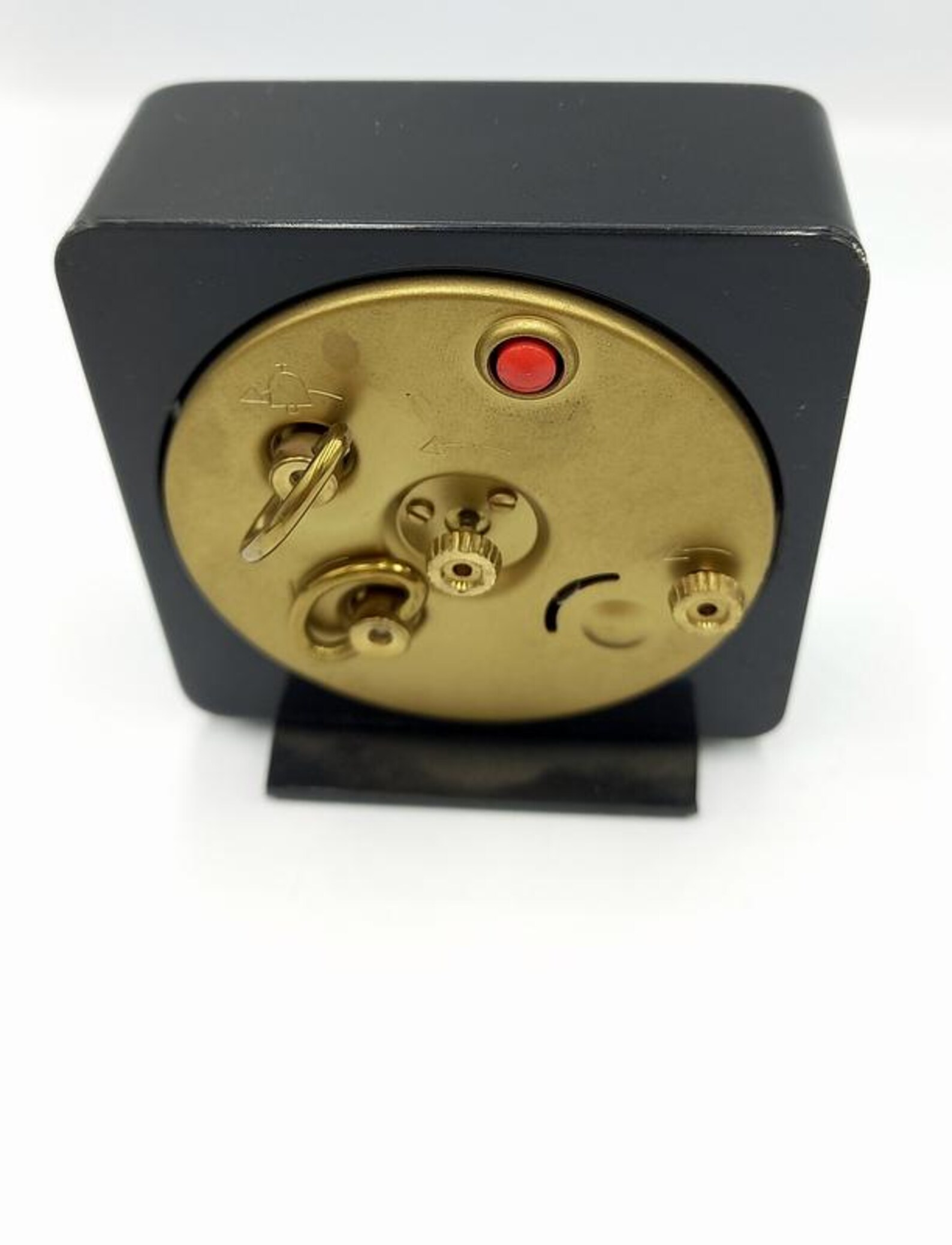 Vintage Table Alarm NOS Peter Mechanical Clock in Black Color - Etsy