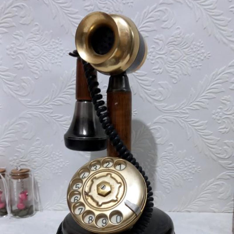 Vintage Desk Phone - Etsy