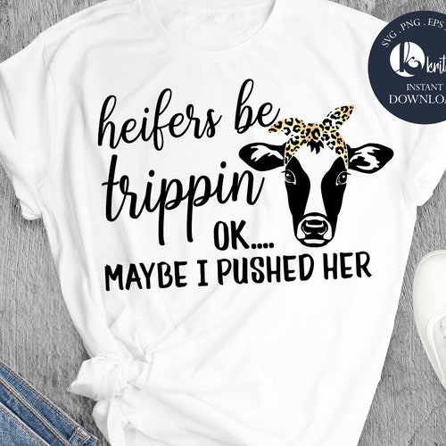 Heifer Svg Png Eps Dxf Cow With Bandana Svg Cow Head Bandana - Etsy