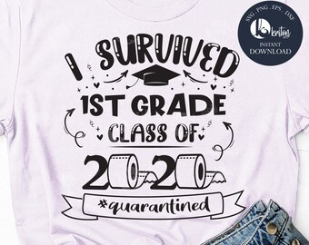 I Survived the First Week of School Svg - Etsy