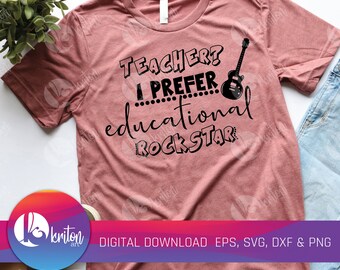 Rock Star Teacher - Etsy