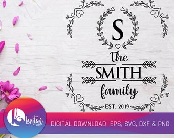 Family Est. Sign Svg - Etsy