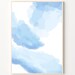Light Blue Abstract Painting Print Calming Watercolour | Etsy