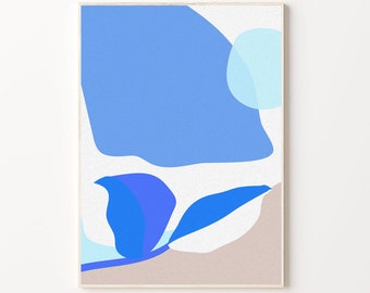 Light Blue Painting | Etsy