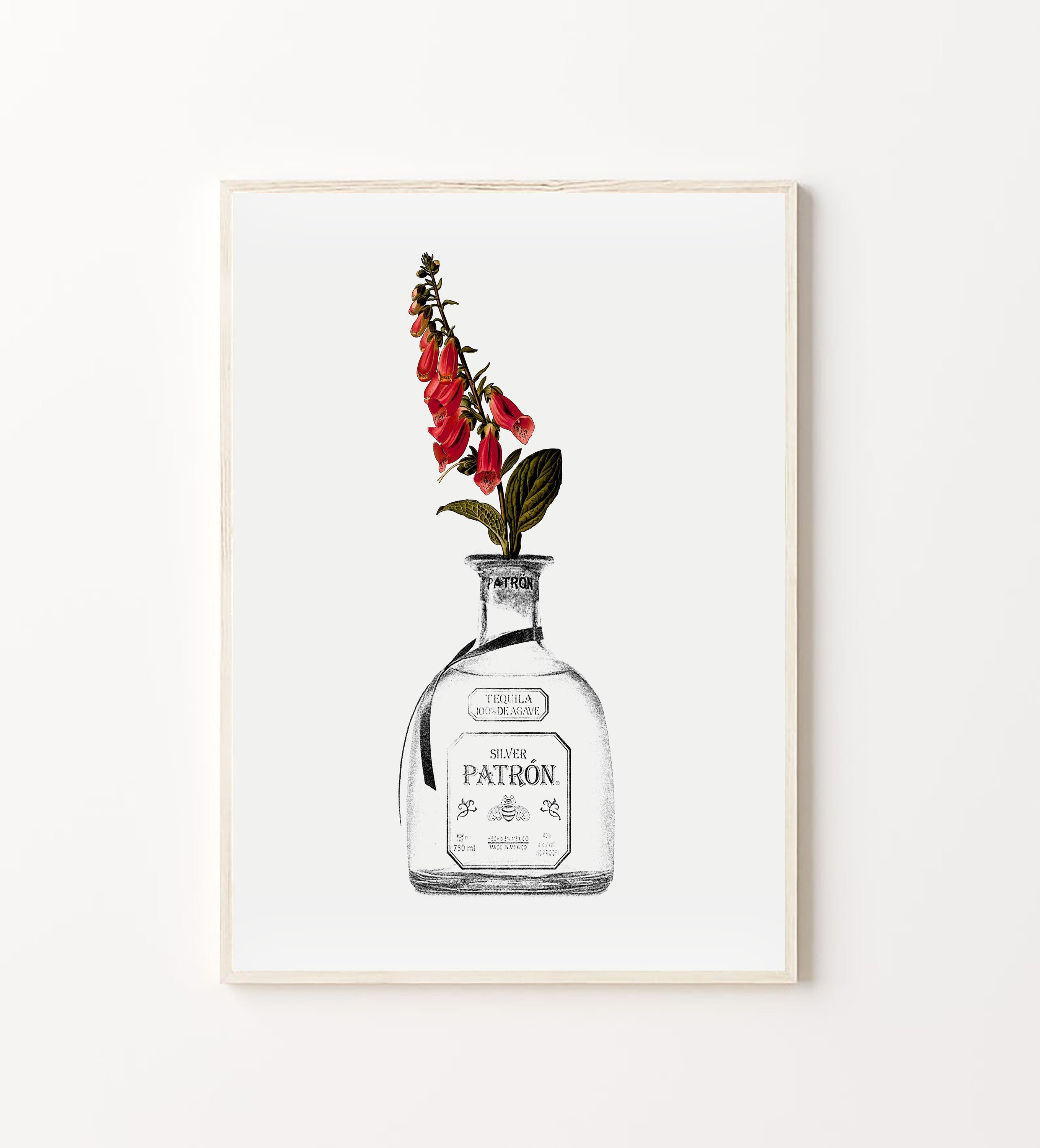 Patron Bottle Drawing