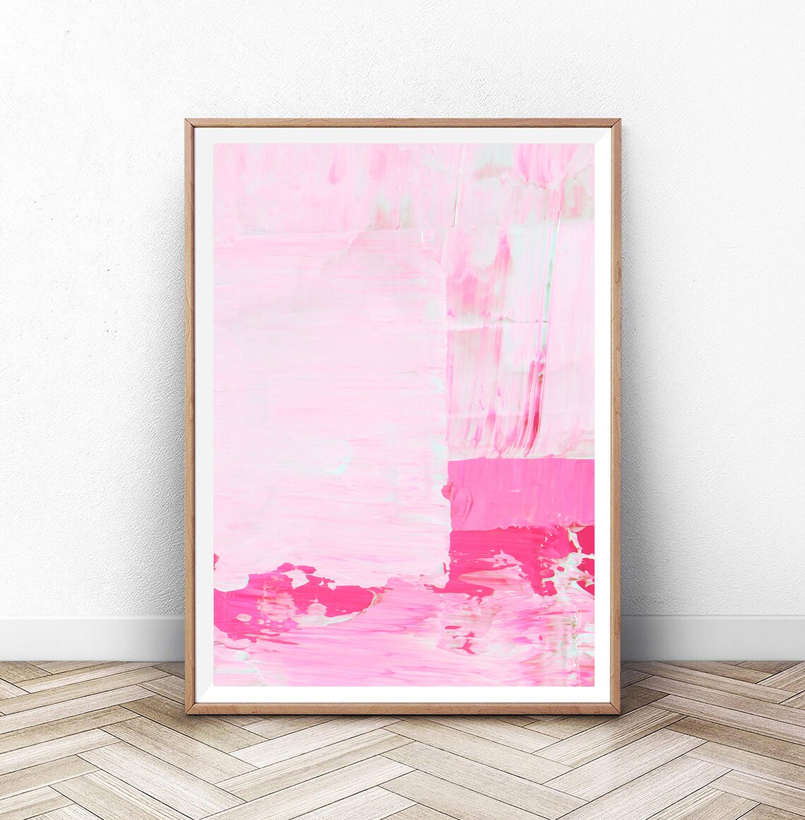 Hot Pink Wall Art Set of 3 Prints Set of 3 Pink Prints - Etsy