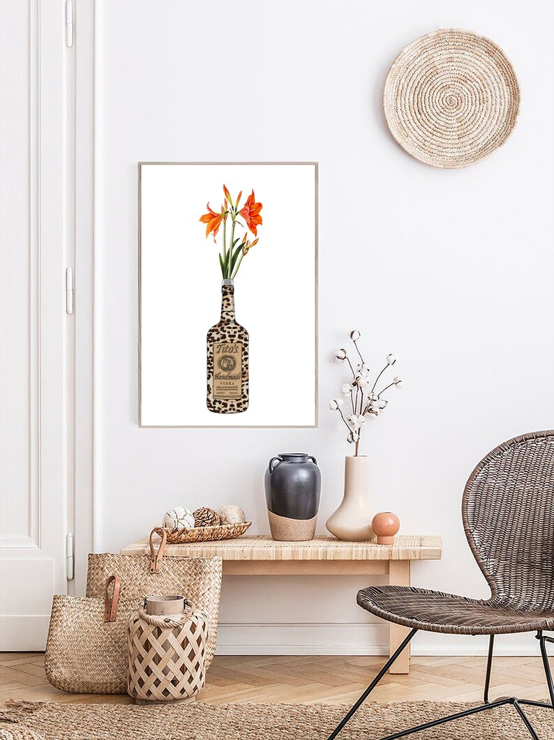 Tito's Print Titos Vodka Wall Art Bar Cart Decor - Etsy