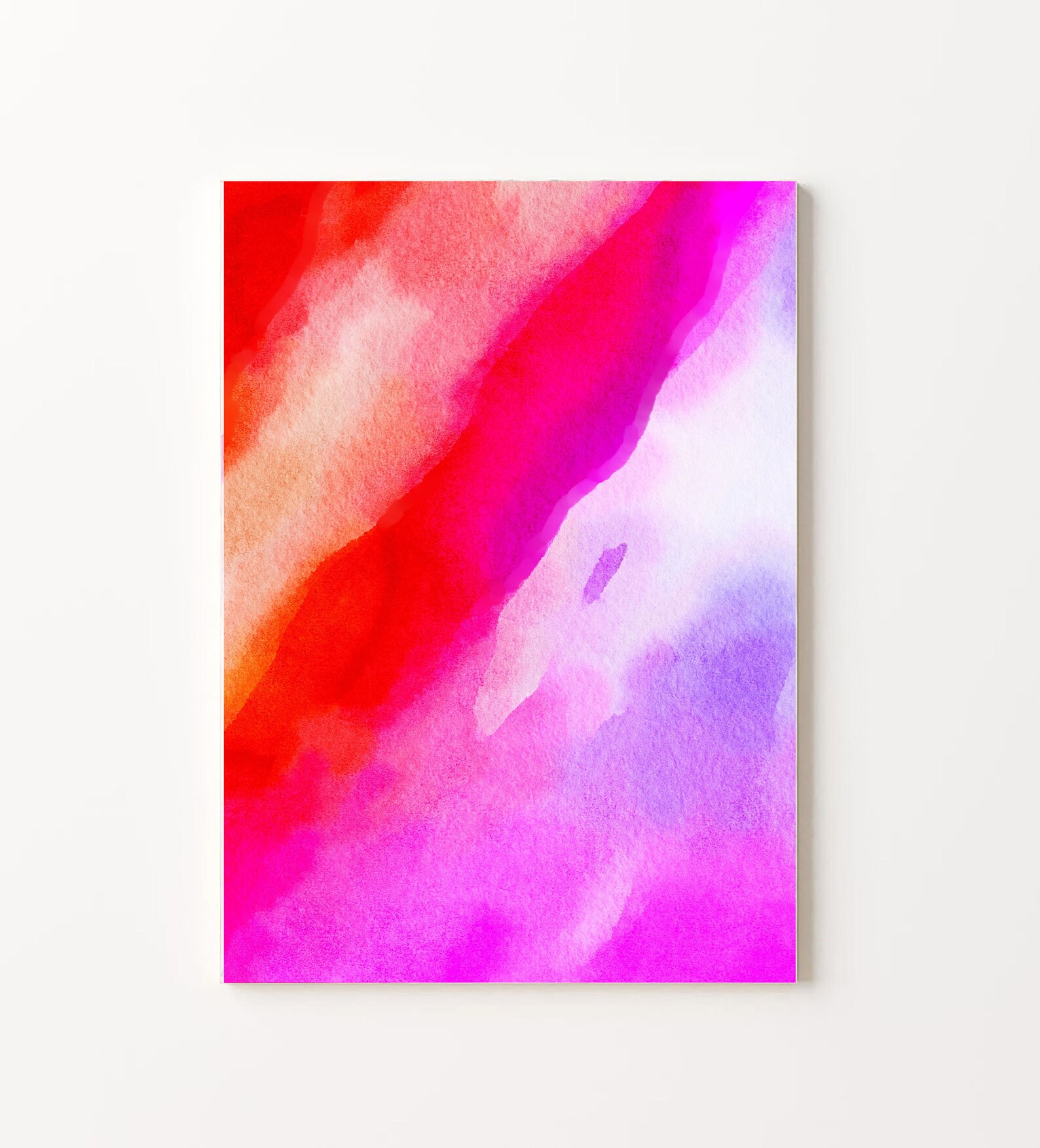 Pink and Purple Print Neon Pink Poster Purple and Pink Art - Etsy