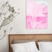 Light Pink Abstract Wall Art Pink Painting Pink Art Print - Etsy