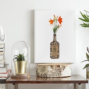 Tito's Print | Titos Vodka Wall Art | Bar Cart Decor | Drinks Trolley ...