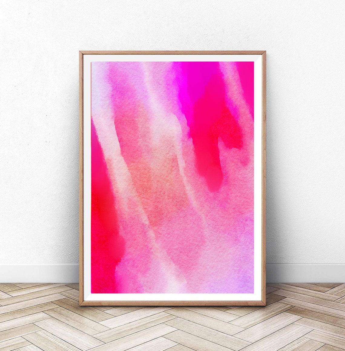 Pink and Purple Print Neon Pink Poster Purple and Pink Art - Etsy