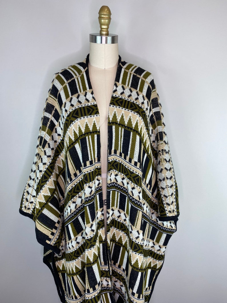 Southwestern Cape Poncho - Etsy
