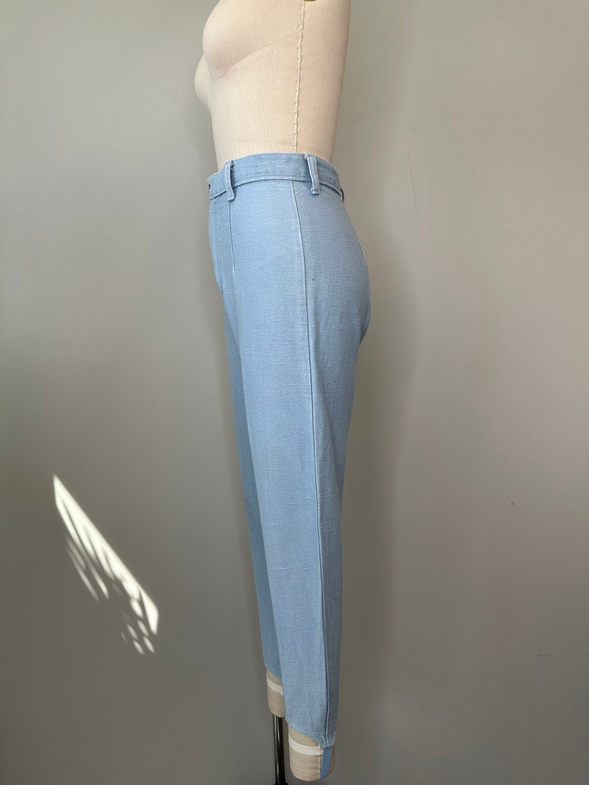 Vintage Chambray Stirrup Jeans - Etsy