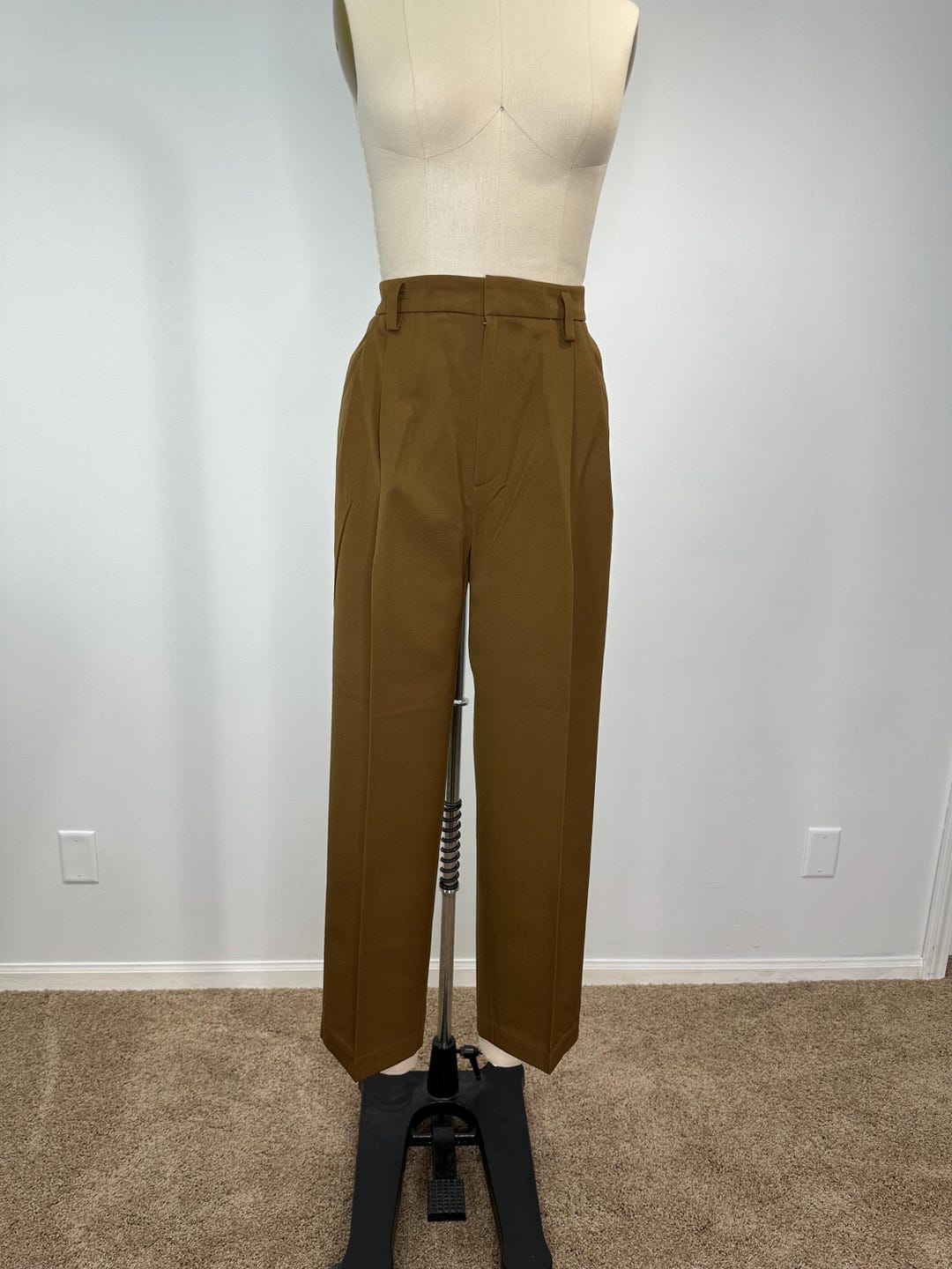 Linda Allard for Ellen Tracy Gingerbread Brown Vintage Trousers - Etsy