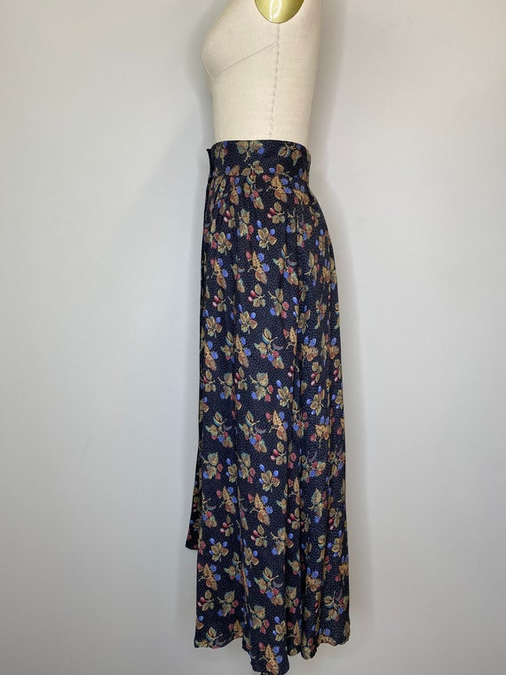 Raspberry & Blueberry A-Line Skirt - Gem