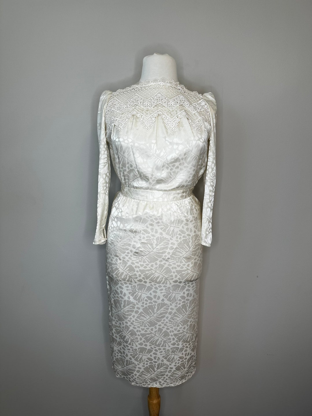 80s Ivory 2 Piece Set - Etsy