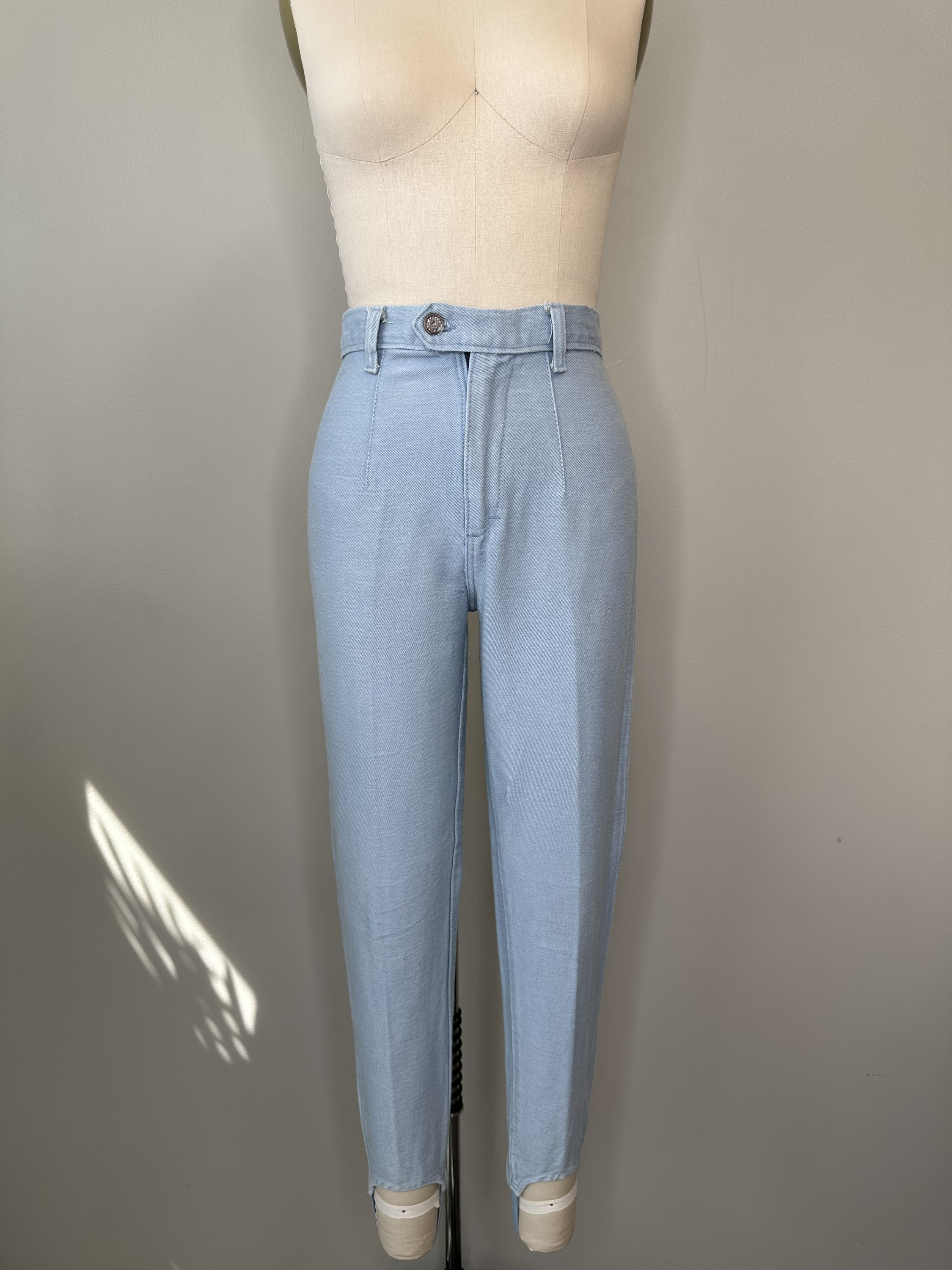 Vintage Chambray Stirrup Jeans - Etsy
